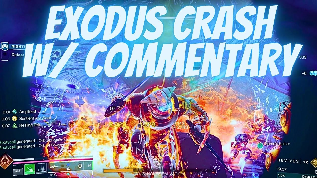 Exodus Crash Gm w/ Commentary - YouTube