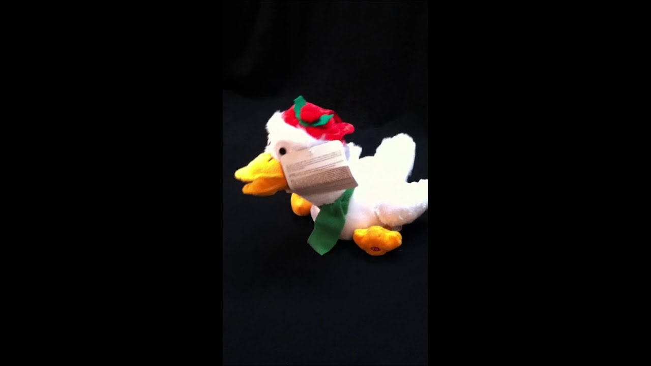 Gemmy Christmas Singing Duck - YouTube