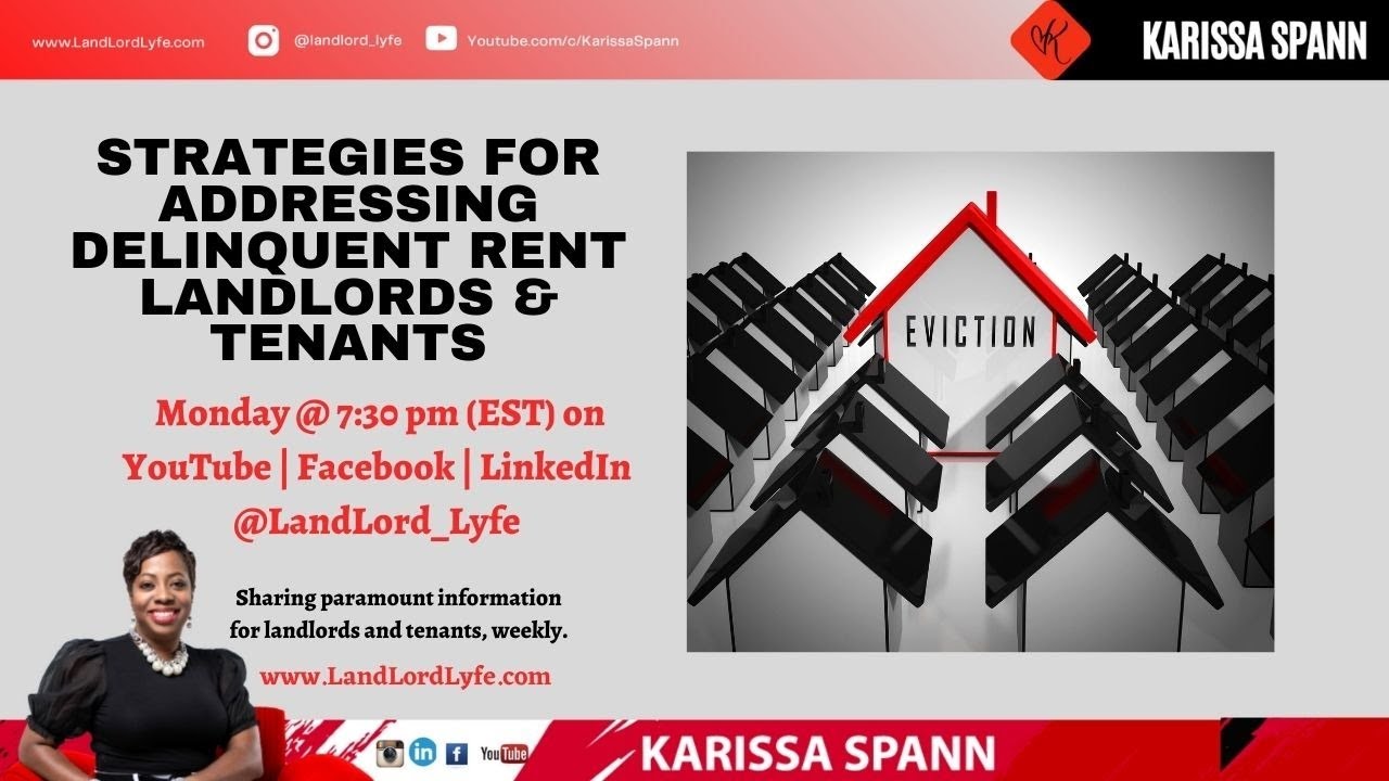 Strategies for Addressing delinquent Rent Landlords & Tenants - YouTube