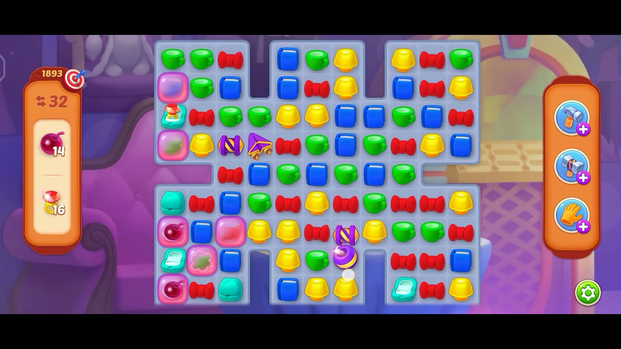 Homescapes One shot level 1893 #homescapes #playrix # ...