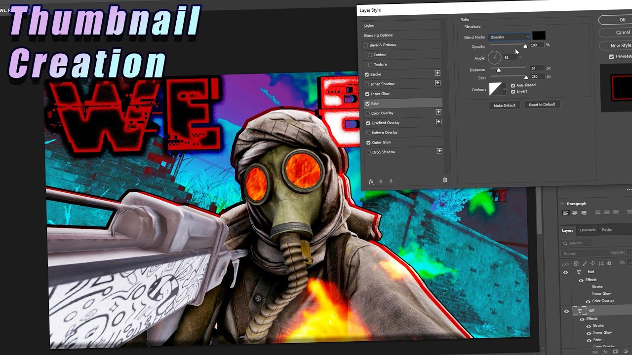 Sped Up Rust Thumbnail Creation sped up 6x with breakcore - YouTube
