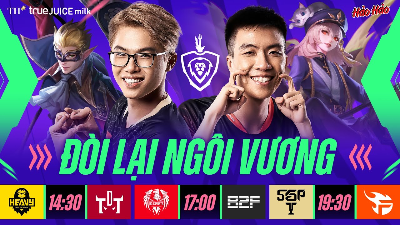 HEV vs TDT | HQ vs B2F | SGP vs FL | ĐTDV MÙA XUÂN 2023 | VÒNG BẢNG NGÀY 26/02 - YouTube