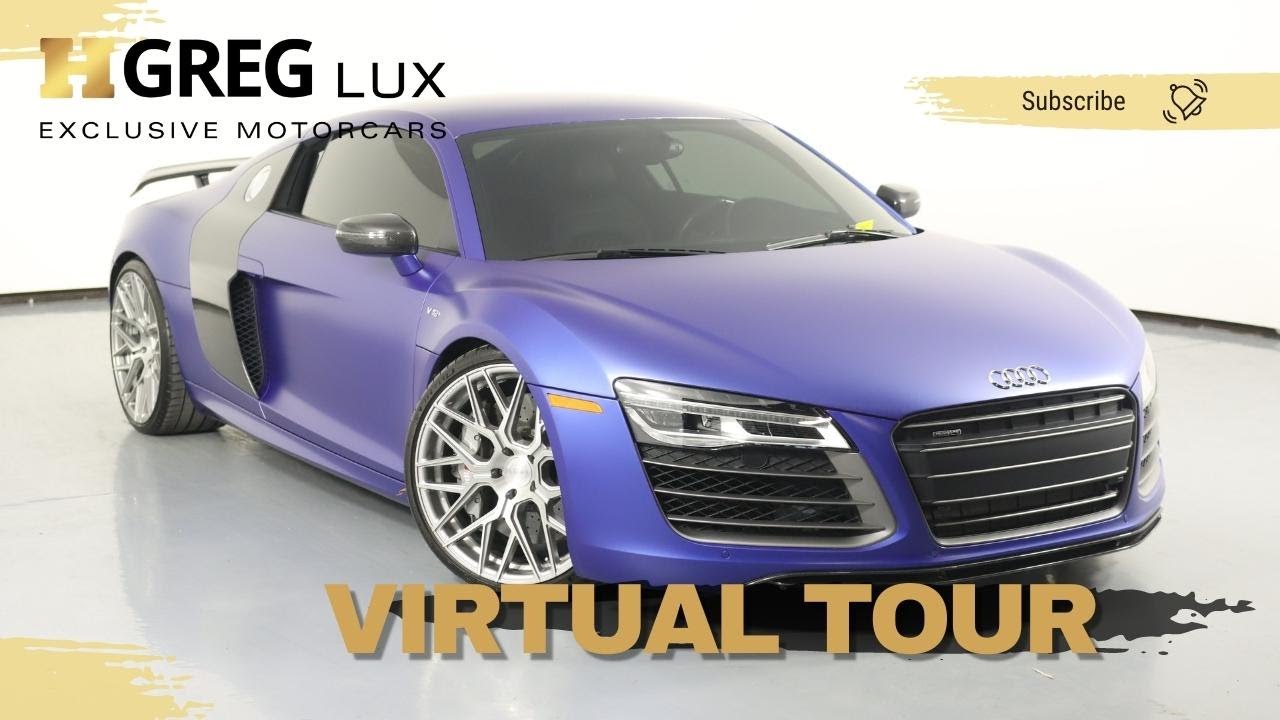 Virtual Tour : 2015 AUDI R8 - YouTube
