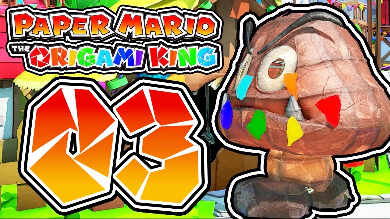 PAPER MARIO THE ORIGAMI KING FR - ÉPISODE 03 - DES GOOMBAS MÂCHO ...