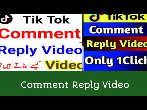 How to make comment reply video on TikTok | TikTok new trend | step by ...