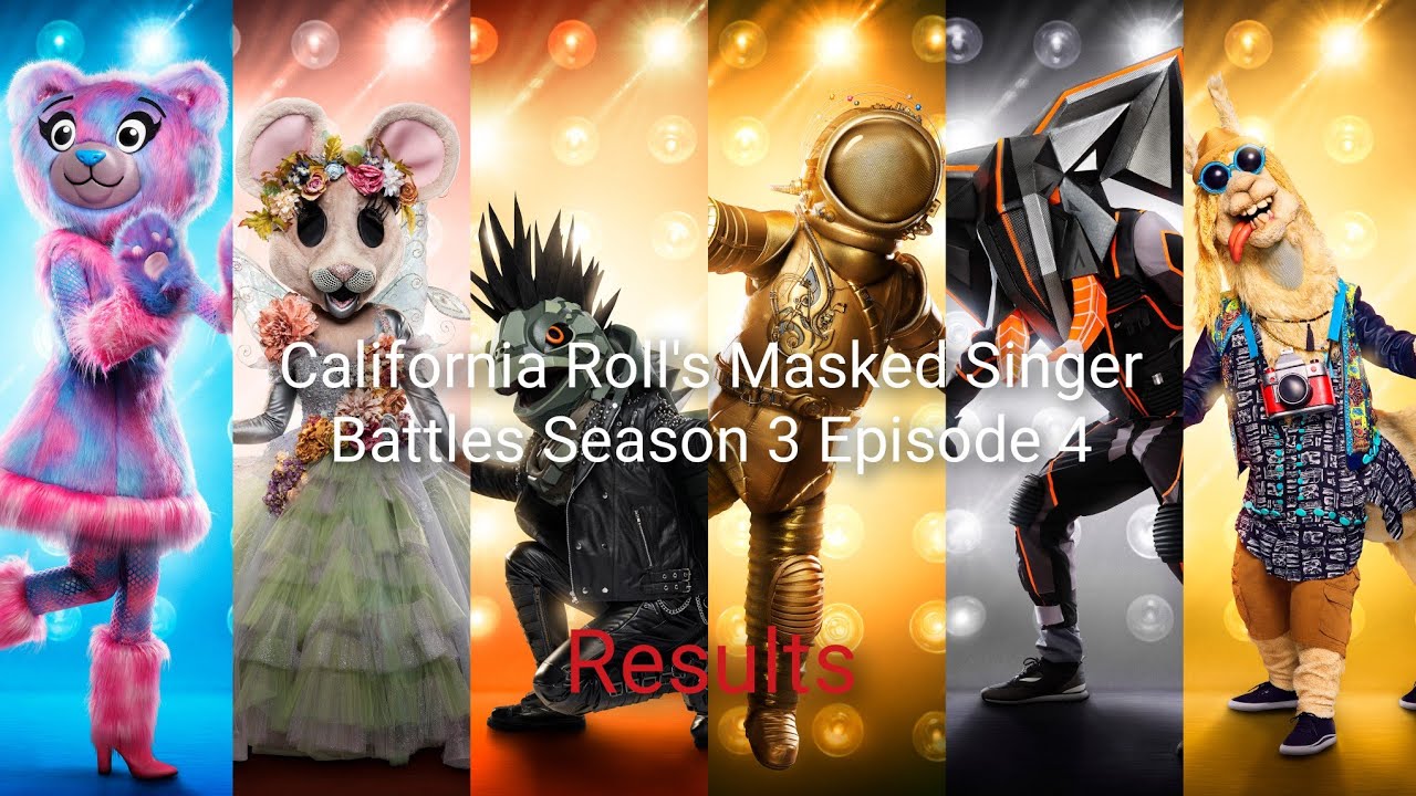 California Roll's Masked Singer Battles Season 3 Episode 4 (Group B ...