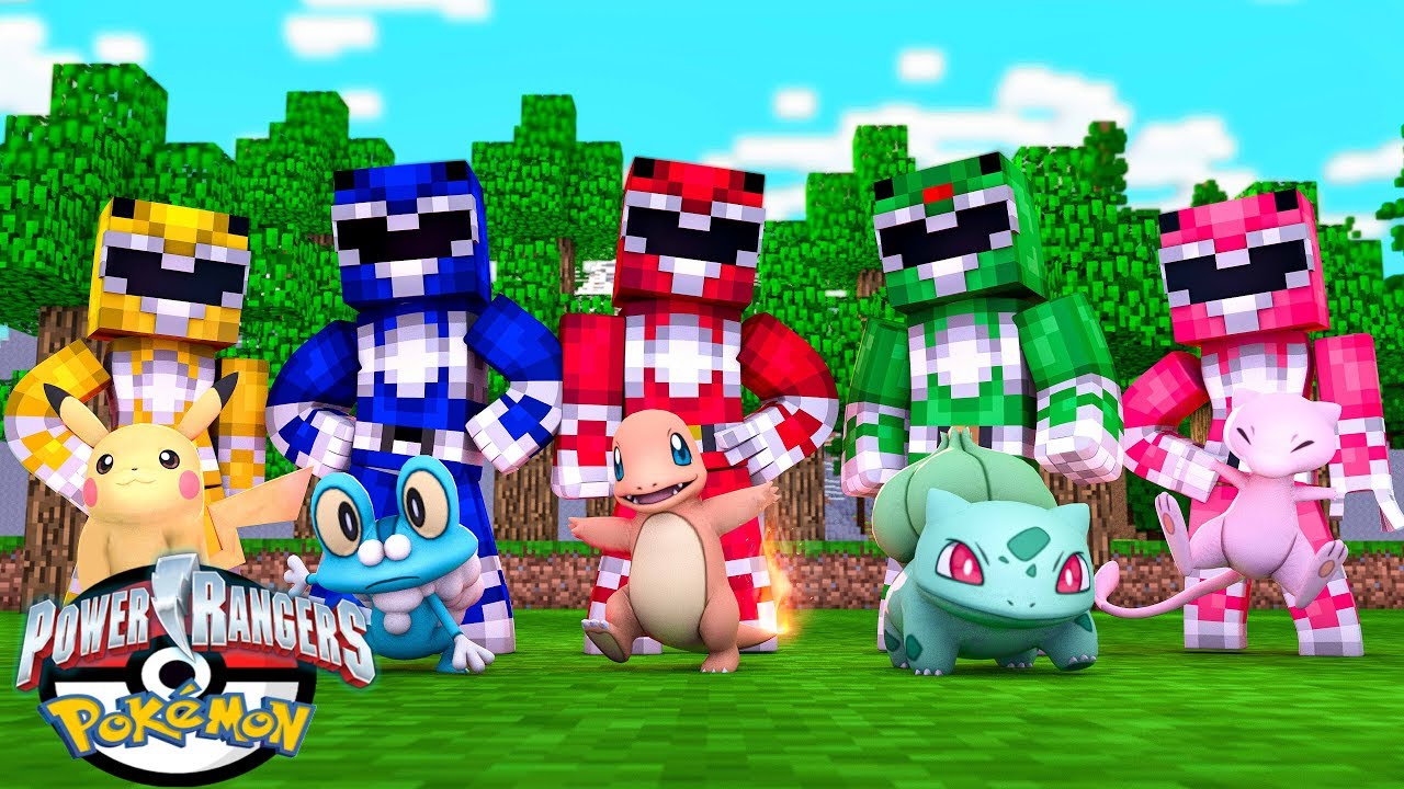 Minecraft : Power Rangers POKEMON - PODERES DOS POKEMON 1 - YouTube