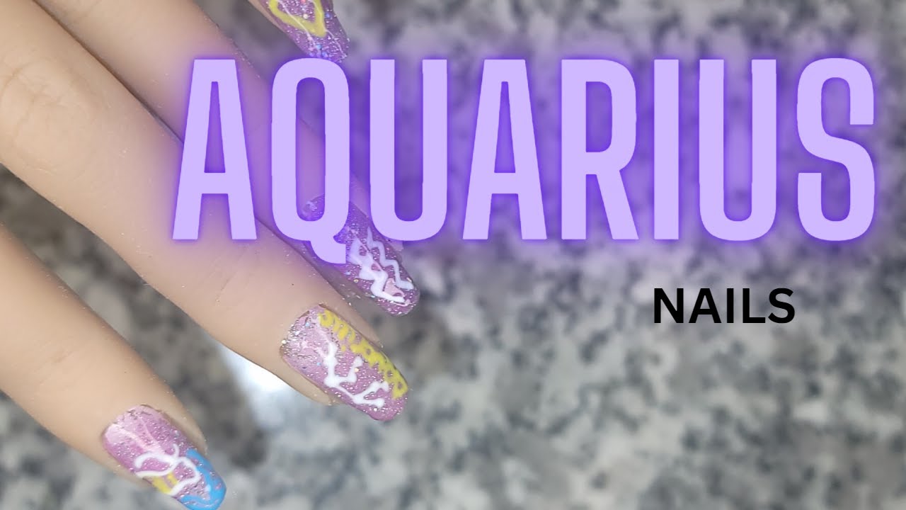 How To Dazzle Anyone With THESE Aquarius Nail Art Designs - YouTube