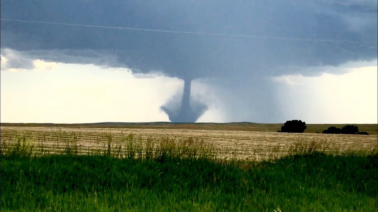 Tornado near Allen, SD - June 29, 2019 (2 of 2) ~ Rex Reviews - YouTube