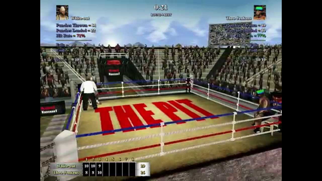 The Pit Boxing Game: White Out v Theo Jenkins - YouTube
