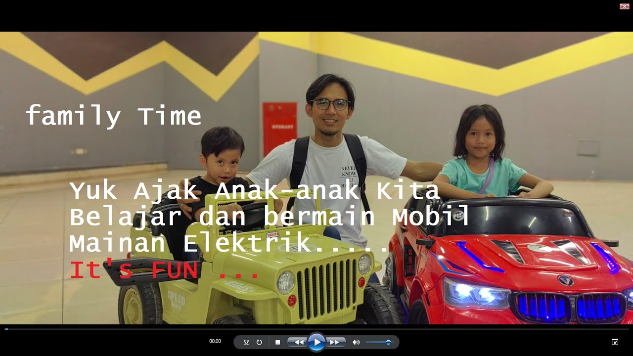 BELAJAR DAN BERMAIN MOBIL MAINAN AKI ANAK / ELECTRIC CAR KIDS 2022 ...