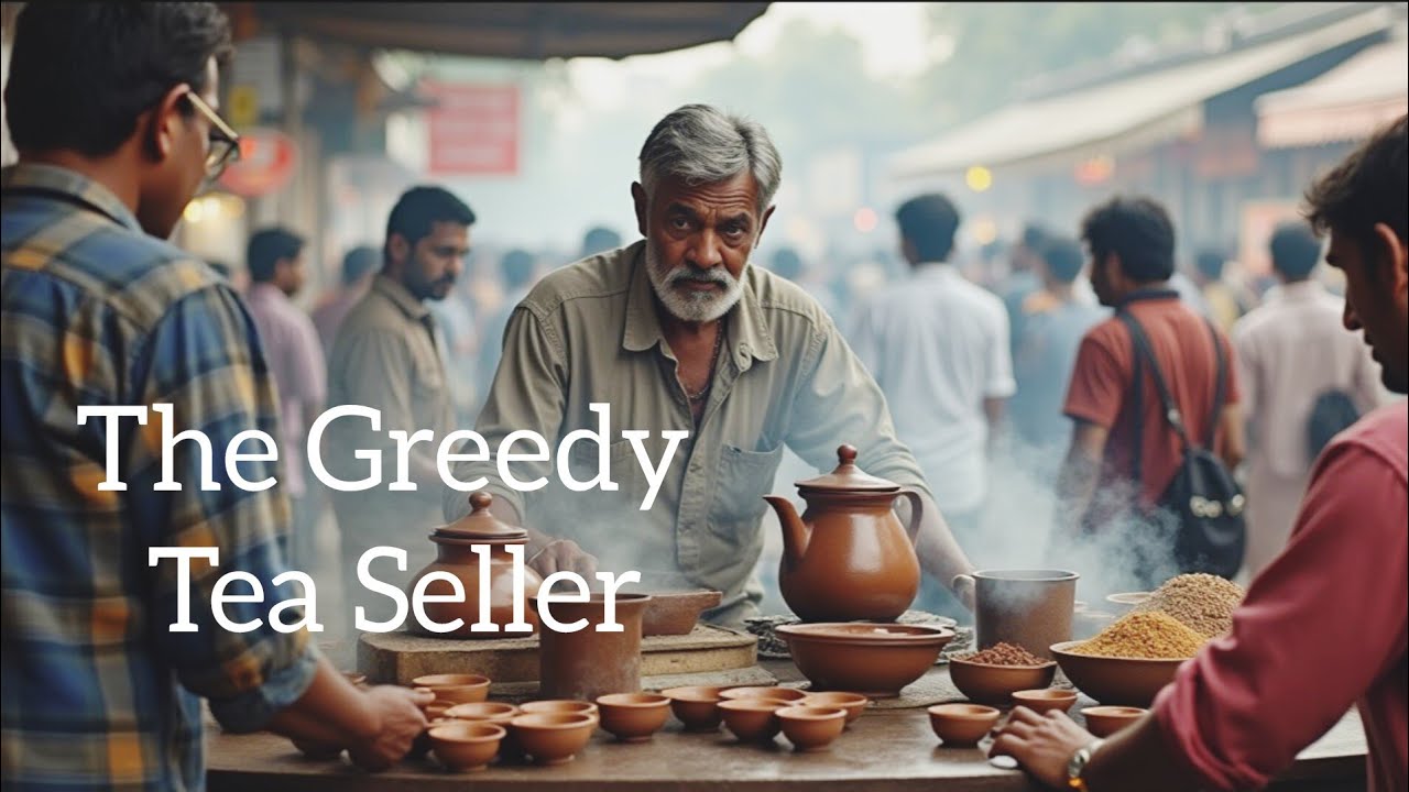 The Greedy Tea Seller | A Tale of Profit and Betrayal | English Moral ...
