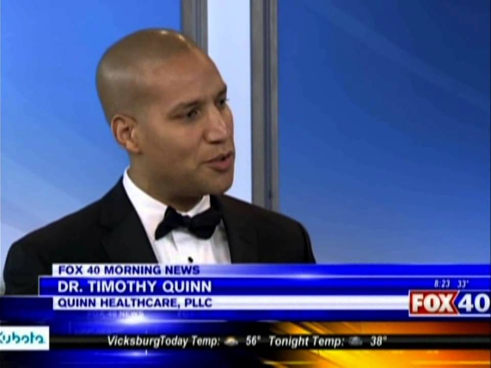 Dr. Timothy Quinn, Fox 40 News, Fitting into Holiday Outifit - YouTube