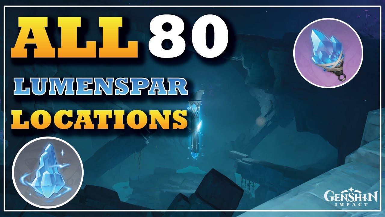 All 80 Lumenspar Locations | Detailed map, No Speed Up, and Timestamps ...