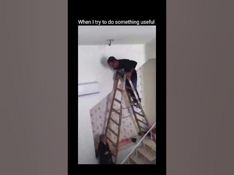 most funny ladder fails #meme #funny #comedy - YouTube