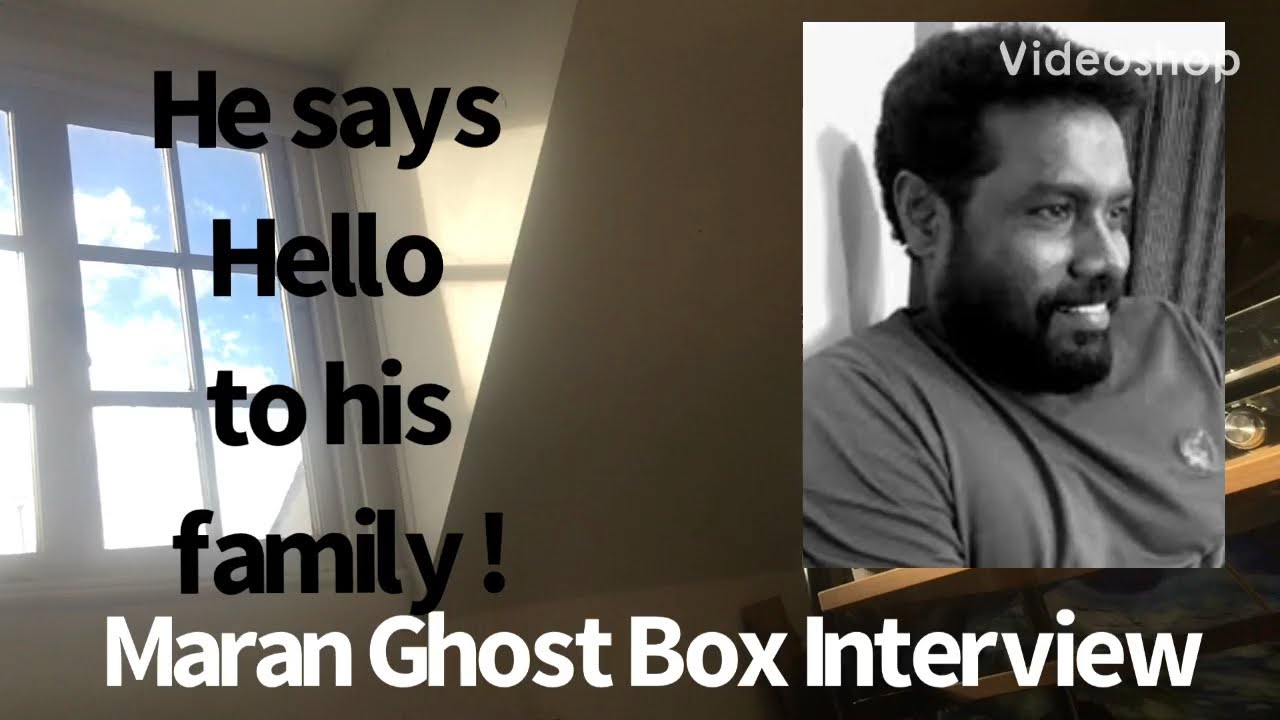 Maran (Ghilli) Celebrity Ghost Box Session Interview Evp - YouTube