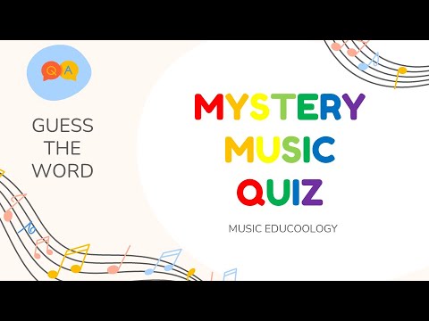 MYSTERY MUSIC QUIZ #1 - YouTube