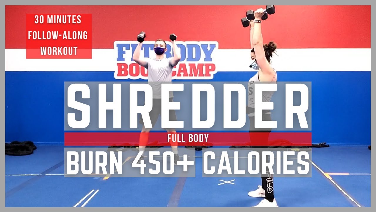 Burn 450 Calories in 30 Min - Shredder - Follow-Along Full Body HIIT ...