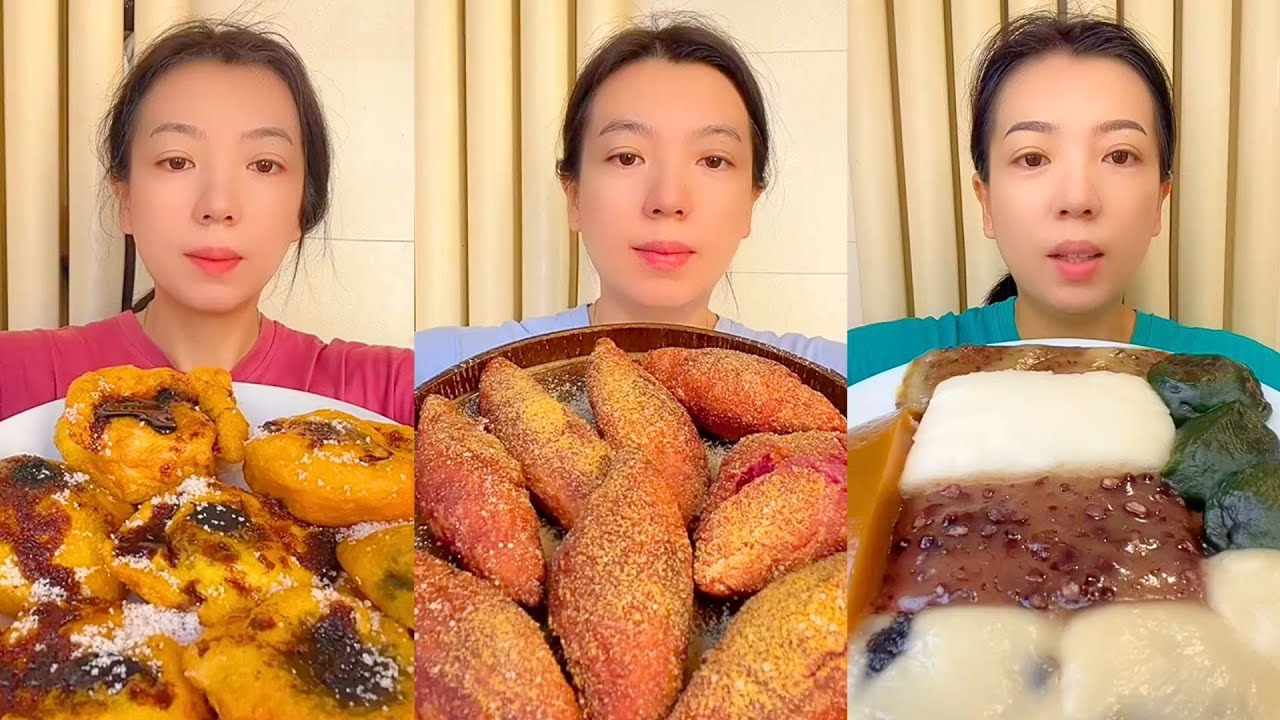 Traditional Chinese Homemade Food Eating Show | Buns Noodles & Desserts ...