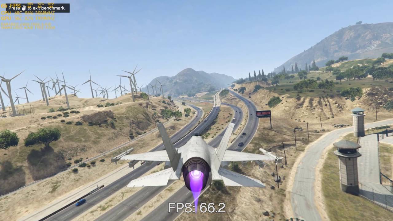 Grand Theft Auto V Benchmark MSI Geforce GTX 1070 Gaming X - 1080p ...