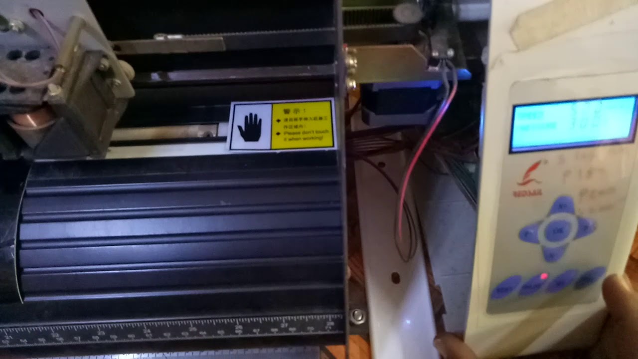 Redsail plotcutter carriage moving solution - YouTube