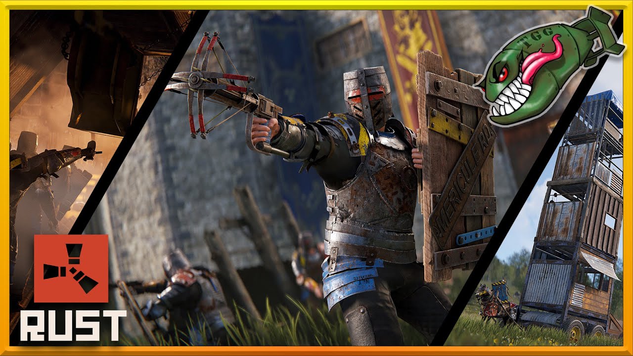 Rust Primitive Update | Siege Weapons, 4 Shot Mini-Crossbow, Shields ...