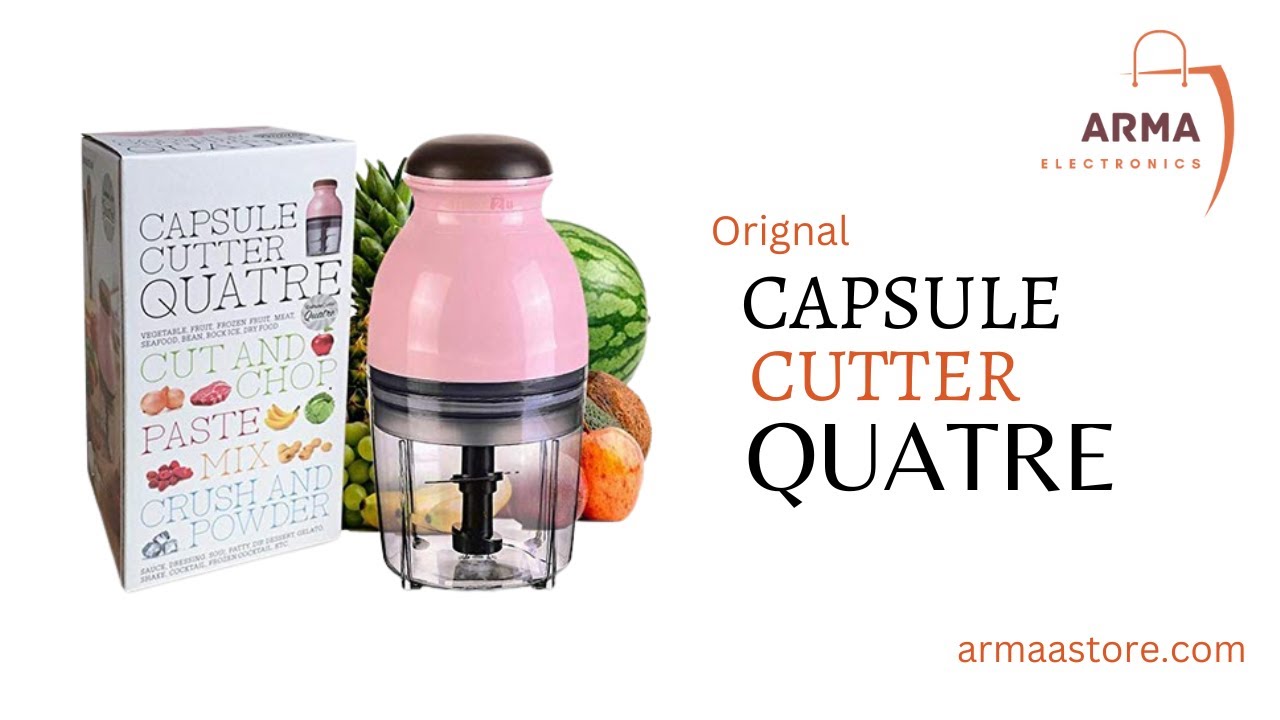 Multifunctional Dual Cutter Blade Capsule Cutter Quatre | Arma Store ...