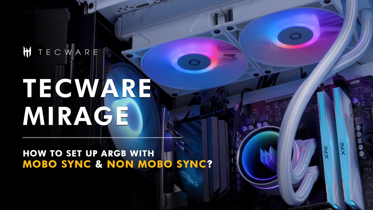 How to set up ARGB lighting with MOBO Sync & Non Mobo Sync - YouTube