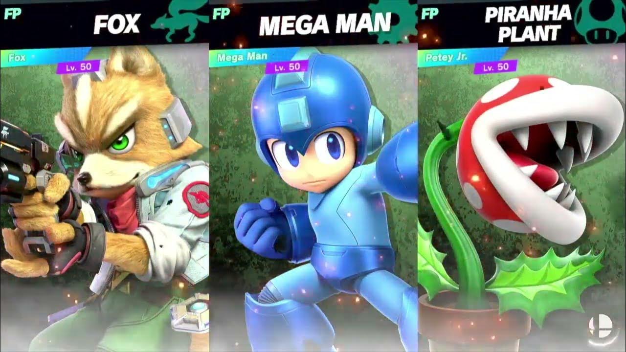 Super Smash Bros Ultimate Amiibo Fights 11pm Finals Fox vs Mega Man vs Petey Jr - YouTube