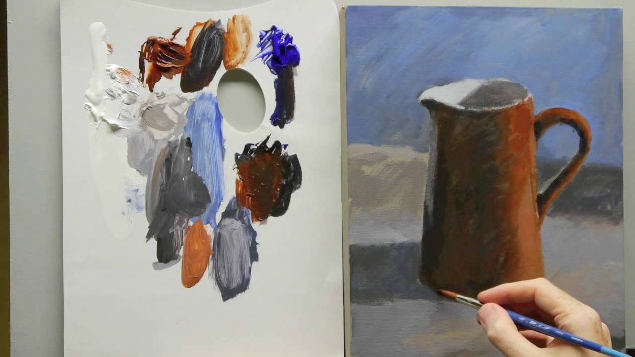 Acrylic still life painting for beginners - Part 3 of 3 - YouTube
