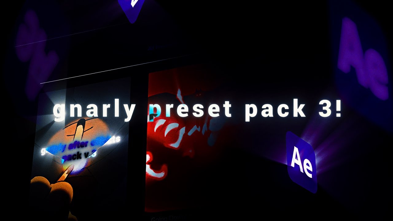 Gnarly Pack v.3 | After Effects Preset Pack - YouTube
