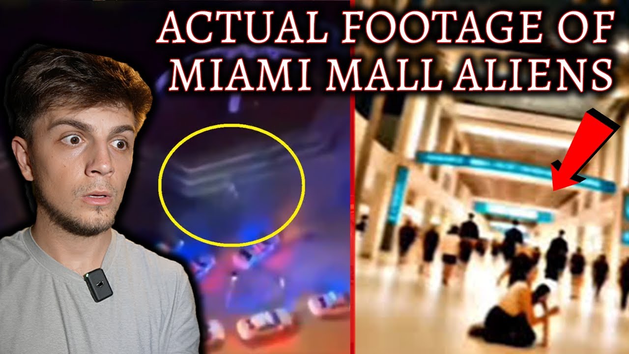 Actual NEW FOOTAGE Of Miami Mall ALIENS From INSIDE Mall And WITNESS ...