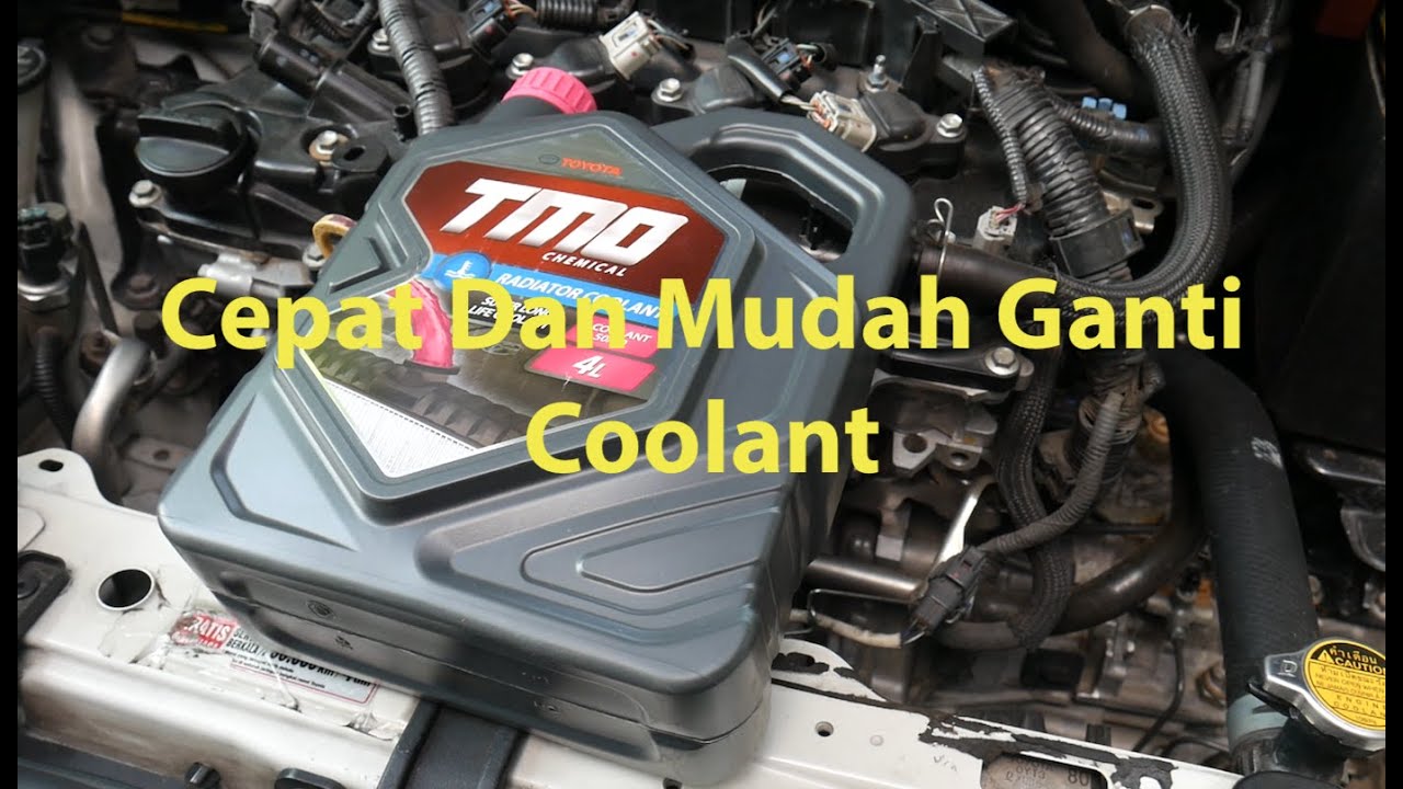 Cara Gampang Ganti Radiator Coolant Toyota Sienta - YouTube