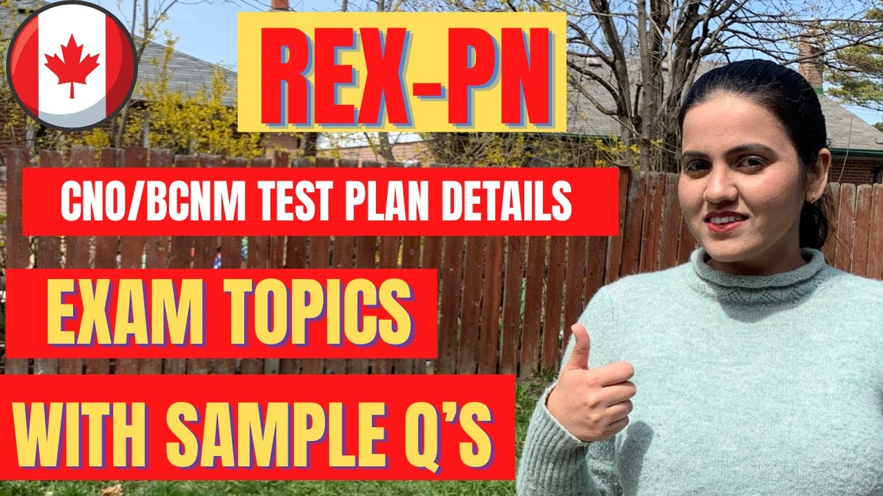 CNO REx-PN test plan |Rex pn exam prep topics | How to study using Text ...