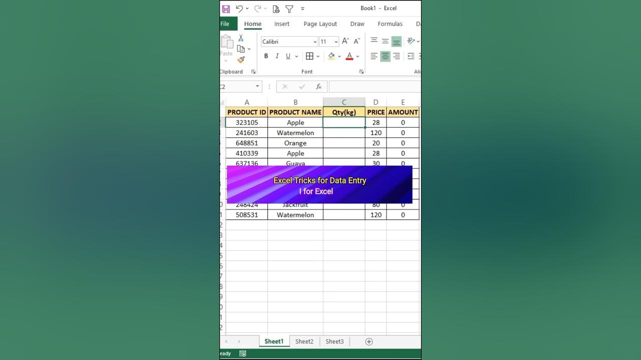 Excel Tricks for Data Entry | #shorts #youtubeshorts #iforexcel #ytshorts #exceltips #excelworld ...