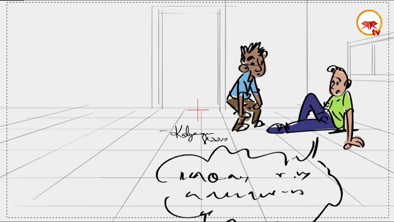 How to draw cartoon with perspective with easy method | RRtv - YouTube