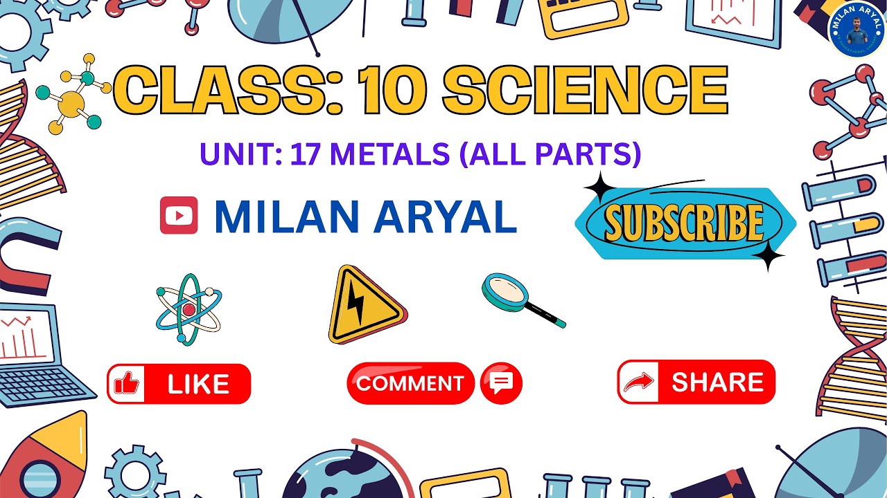 Class: 10 || Science || Unit: 17 || Metals || All Parts (Combined ...