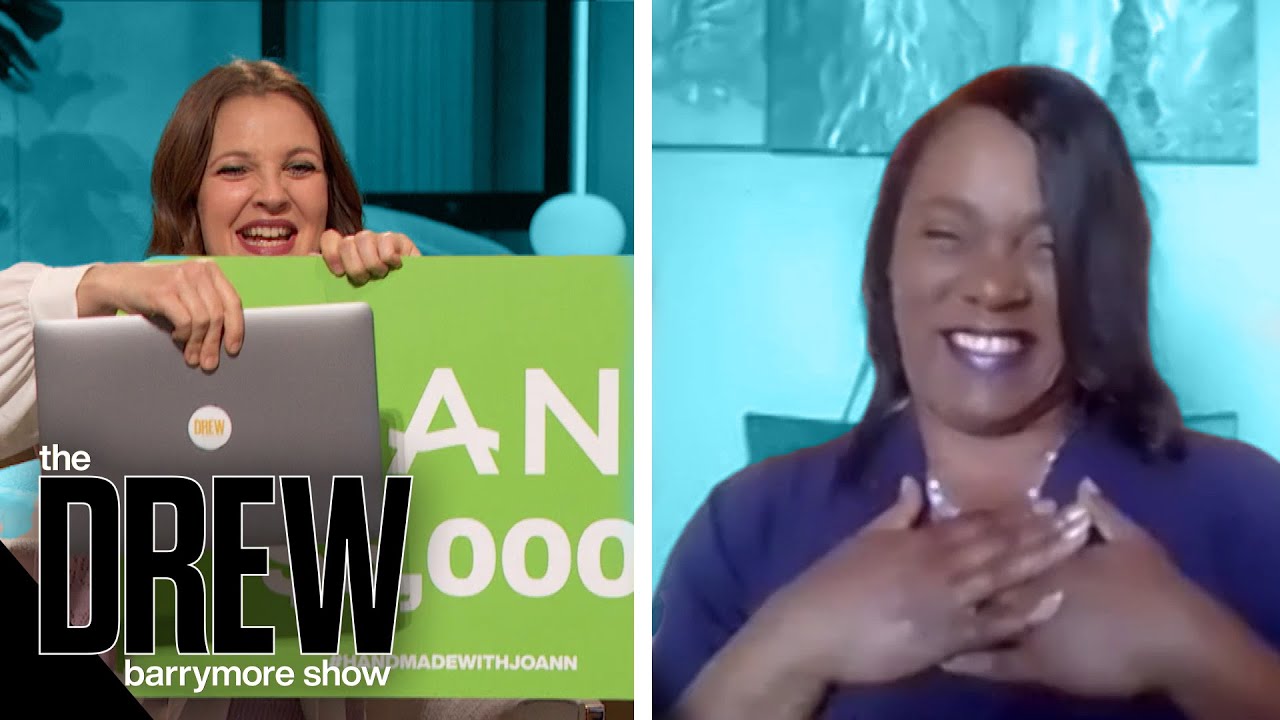 Drew Shocks Veteran with Gifts to Help Her Continue Teaching Art to ...