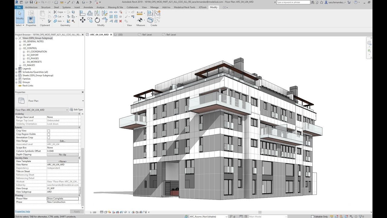 Revit Tutorial Class 2 | Door in Revit | Window in Revit | 3d View in ...