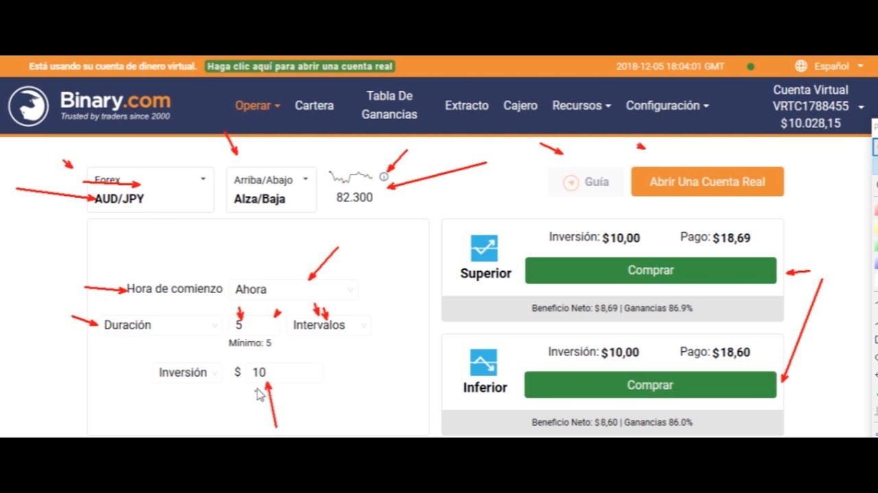 Cómo usar BINARY com Configurar Interfaz AMIGABLE - YouTube