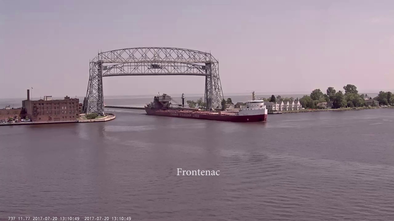 Frontenac arrived Duluth 07/20/2017 - YouTube