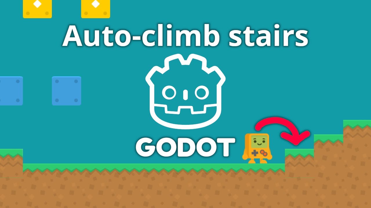 Auto-climbing 2D Stairs in Godot 4 - YouTube