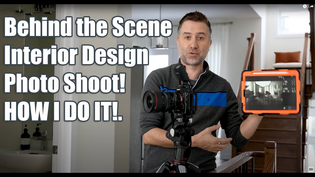 Behind the Scenes interior builder design photoshoot. How I do it ...