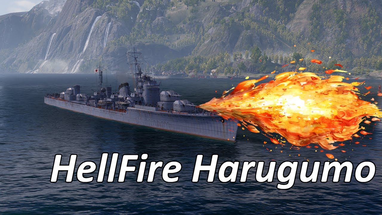 World of Warships | Hellfire Haragumu | Wookie Legend - YouTube