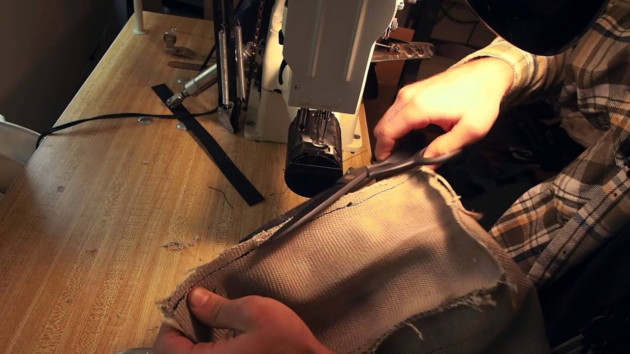 repurposed fire hose tote - YouTube