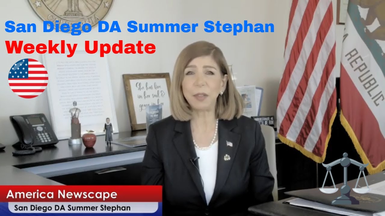 San Diego County District Attorney Summer Stephan via America Newscape ...
