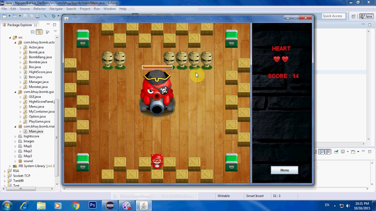 Game Java Đặt Boom (JAVA-SWING) Lớp Thầy Thành - YouTube