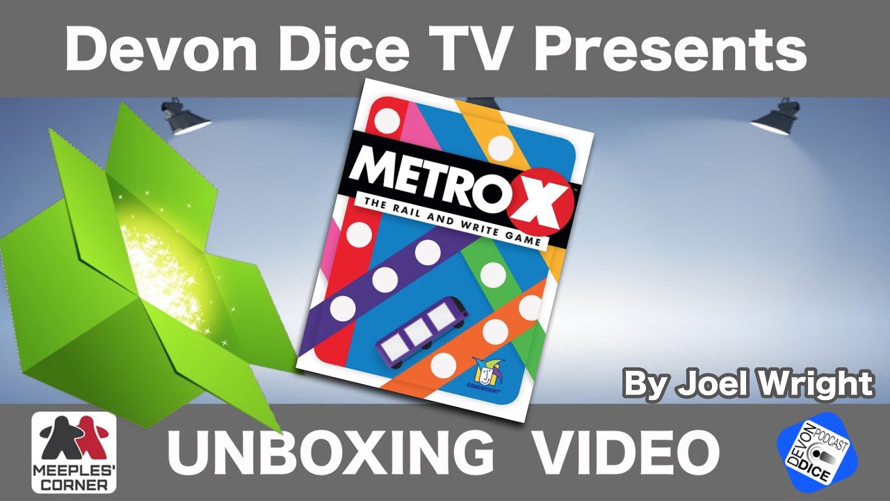 Unboxing Metro X Board Game from Gamewright By Joel Wright - YouTube