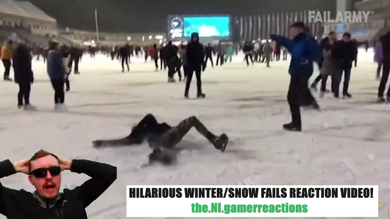 Hilarious WINTER/SNOW fails! Why do people think walking on a frozen ...