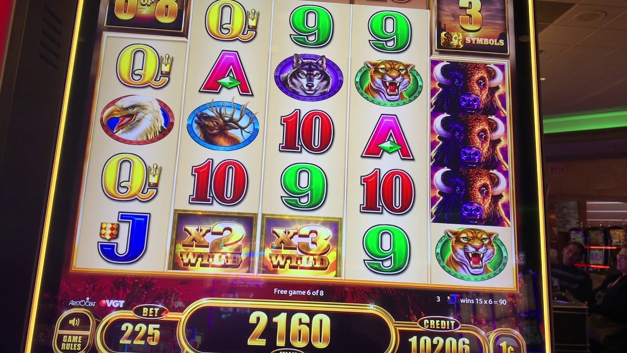 Buffalo Extreme Slot Bonus Compilation - YouTube